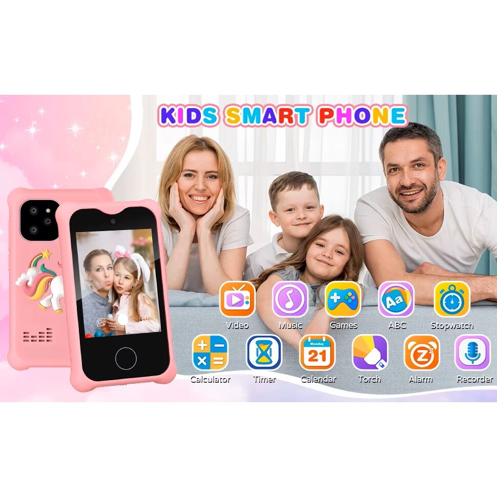 Telefon Interactiv Pentru Copii Z ZYNERA™, 2 Camere Functionale, Mufa ...