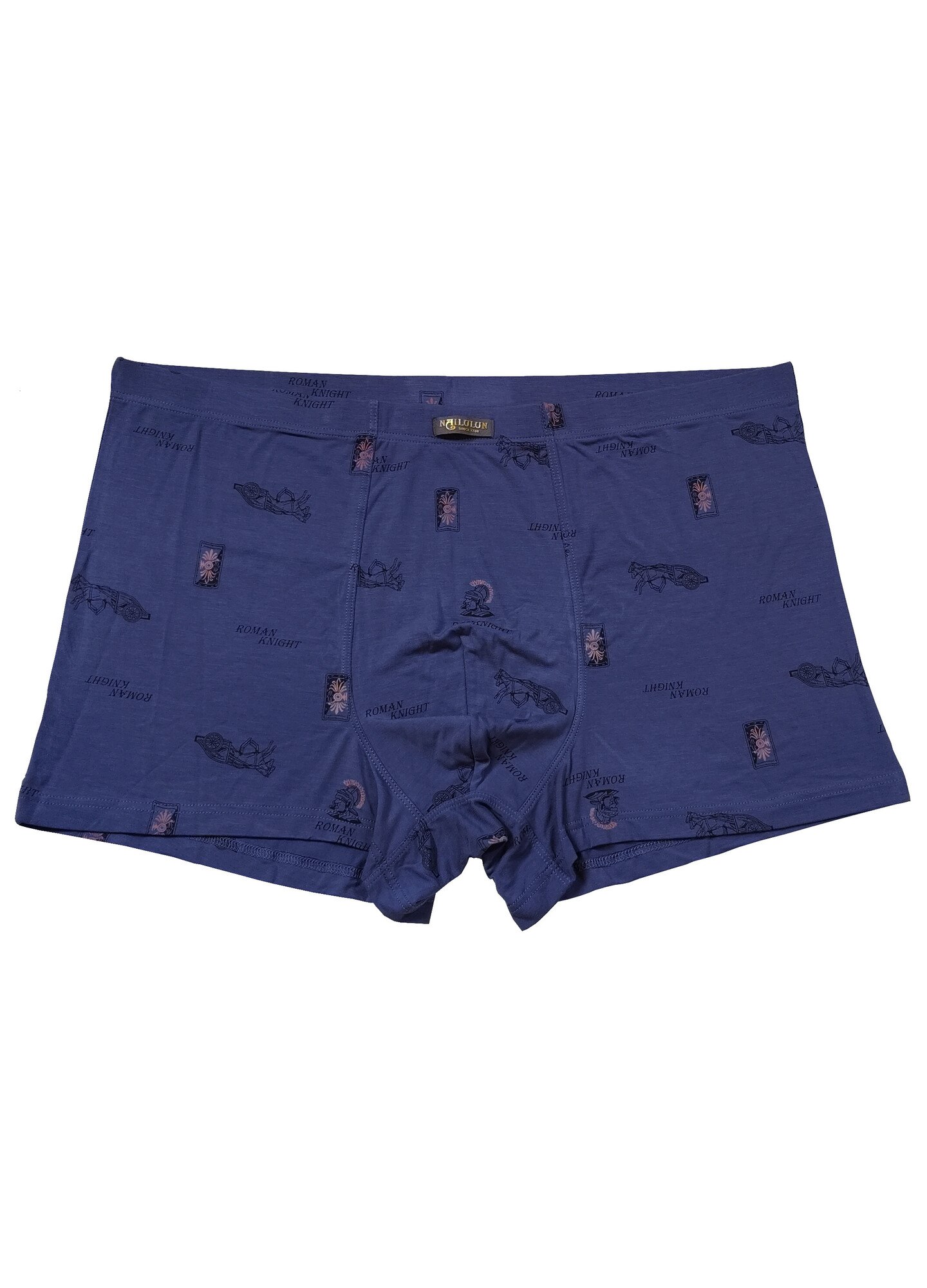 Set 2 perechi Boxeri barbati, modal, elastic, mov albastru, 4XL-5XL ...