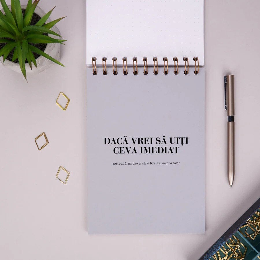 Notebook cadou pentru femei - Chestii importante - eMAG.ro
