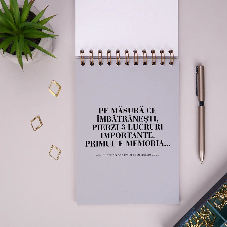 Notebook cadou pentru femei - Chestii importante - eMAG.ro