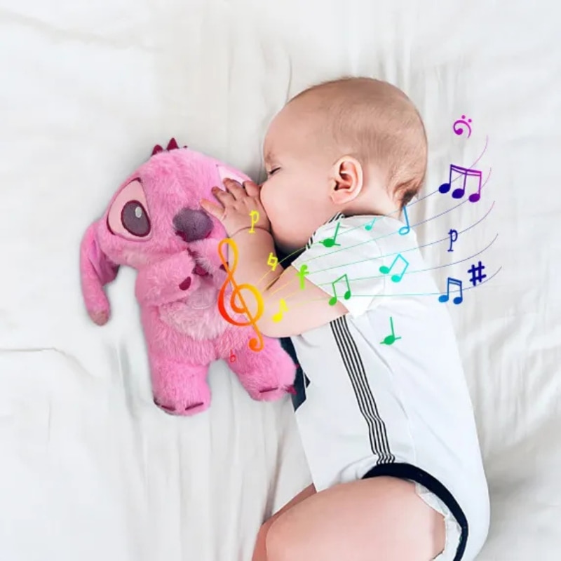 Ursulet De Plus Stitch Care Respira si Canta Si Sforaie-Jucarie din ...
