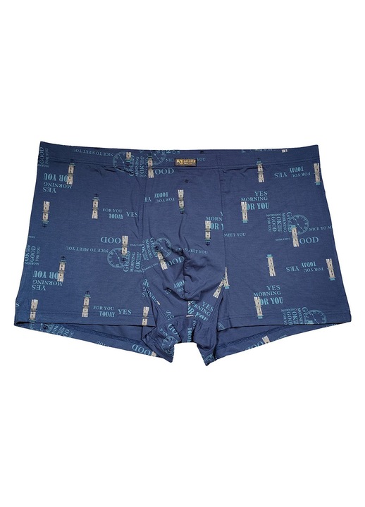 Boxeri barbati, 2 perechi, Classic underwear, modal, albastru lac, 4XL ...