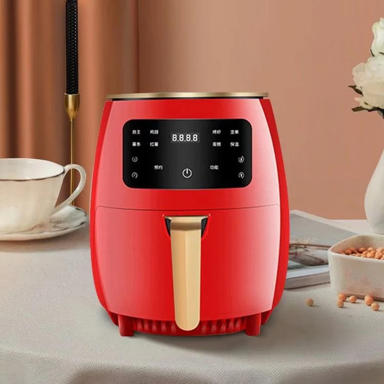 Friteuza cu aer cald, S-18 Air Fryer, 2400W, afisaj digital, LCD Touch ...