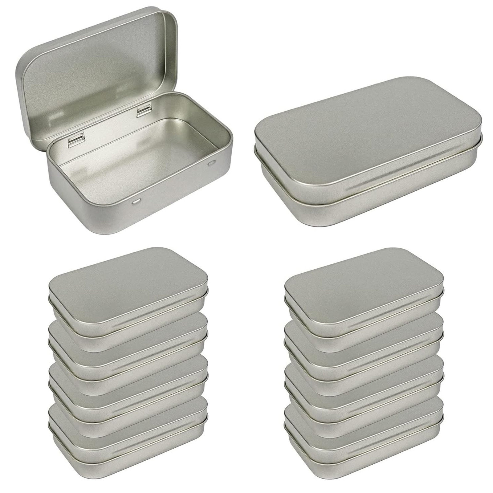 Set 10 cutii depozitare metalice, Axroad Mall, Cutii depozitare pentru ...