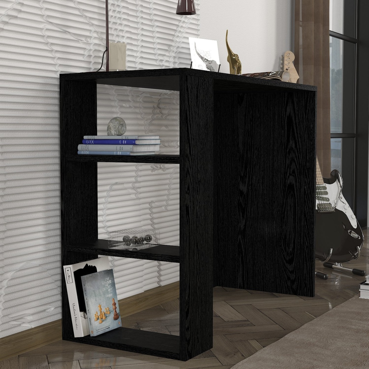 Birou Simplu, Design Modern, UnicUtil, 90 x 40 x 73.8 cm, Negru - eMAG.ro