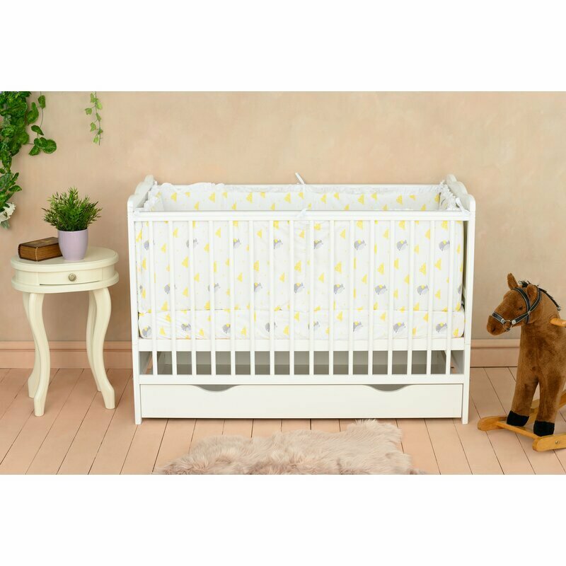 Set mobilier pentru copii, Qmini: Patut multifunctional din lemn de pin ...