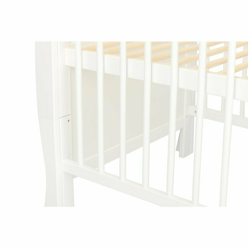 Set mobilier pentru copii, Qmini: Patut multifunctional din lemn de pin ...