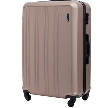 WINGS Troller XXL Harrier, auriu, mare, 97L, tip dur, ABS, 4 roti ...