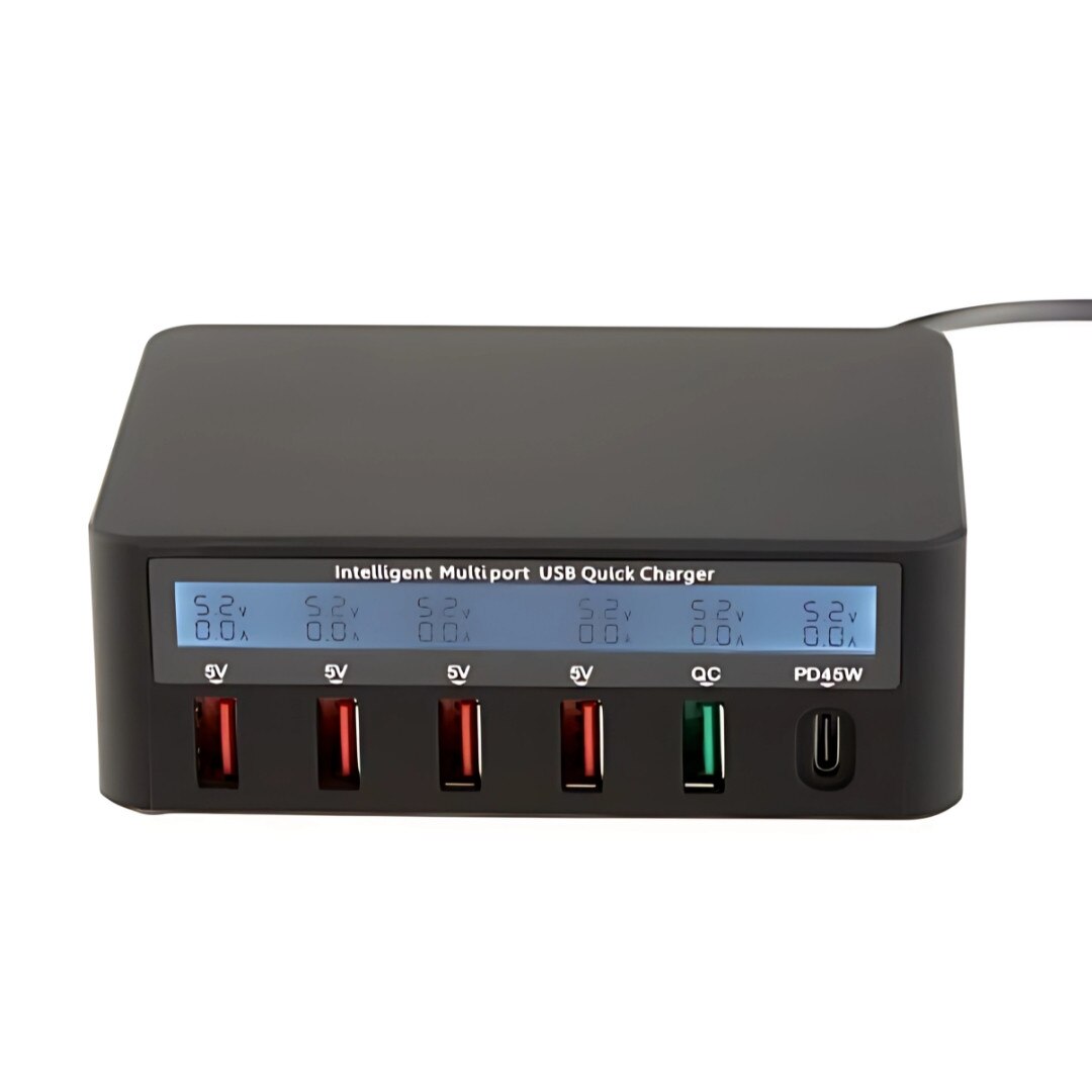 Incarcator rapid multiport e-SWC® pentru telefon mobil / tableta, USB ...
