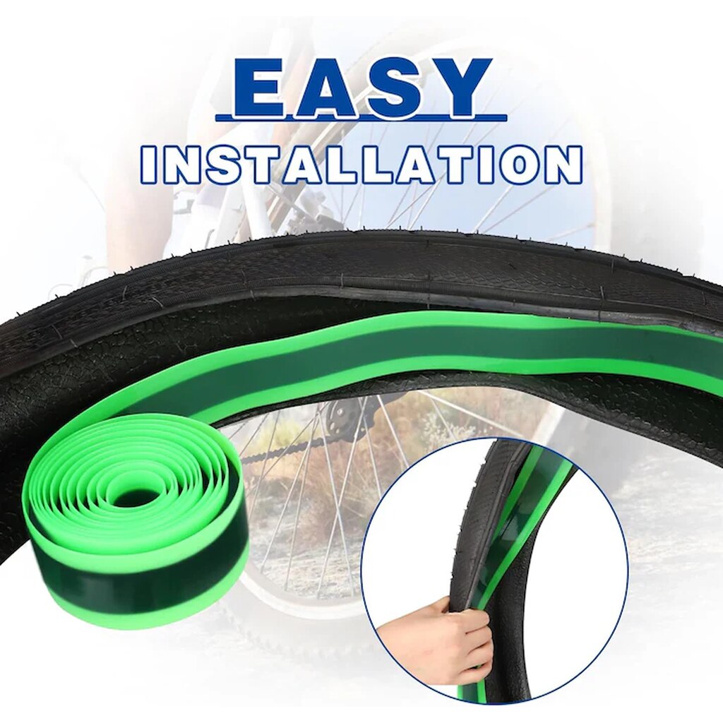Set vulcanizare bicicleta, 2 x protectie anvelope, 110x2300mm, 1mm ...