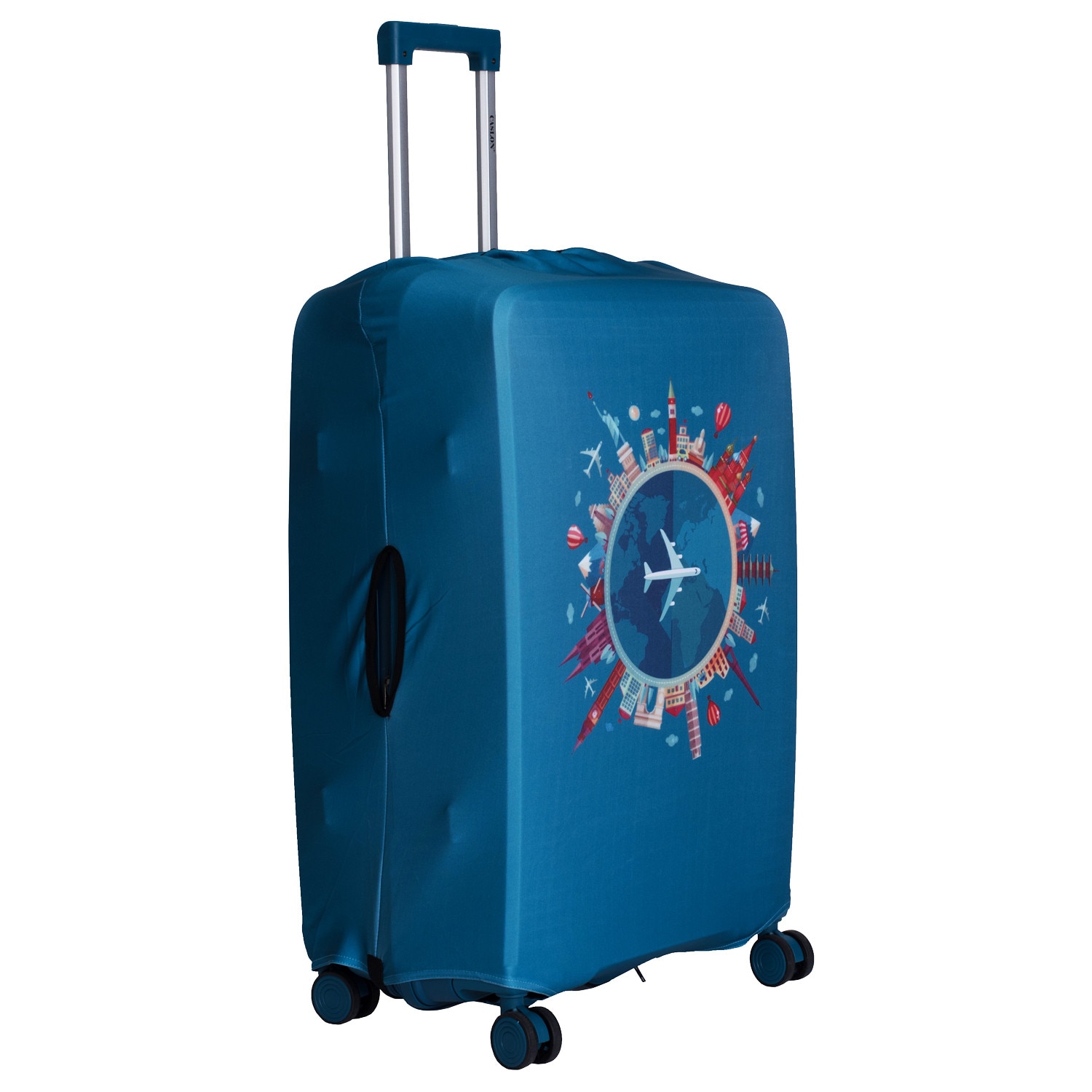 Husa protectie troler, elastica, poliester, ajustabila, BLUE PLANE ...