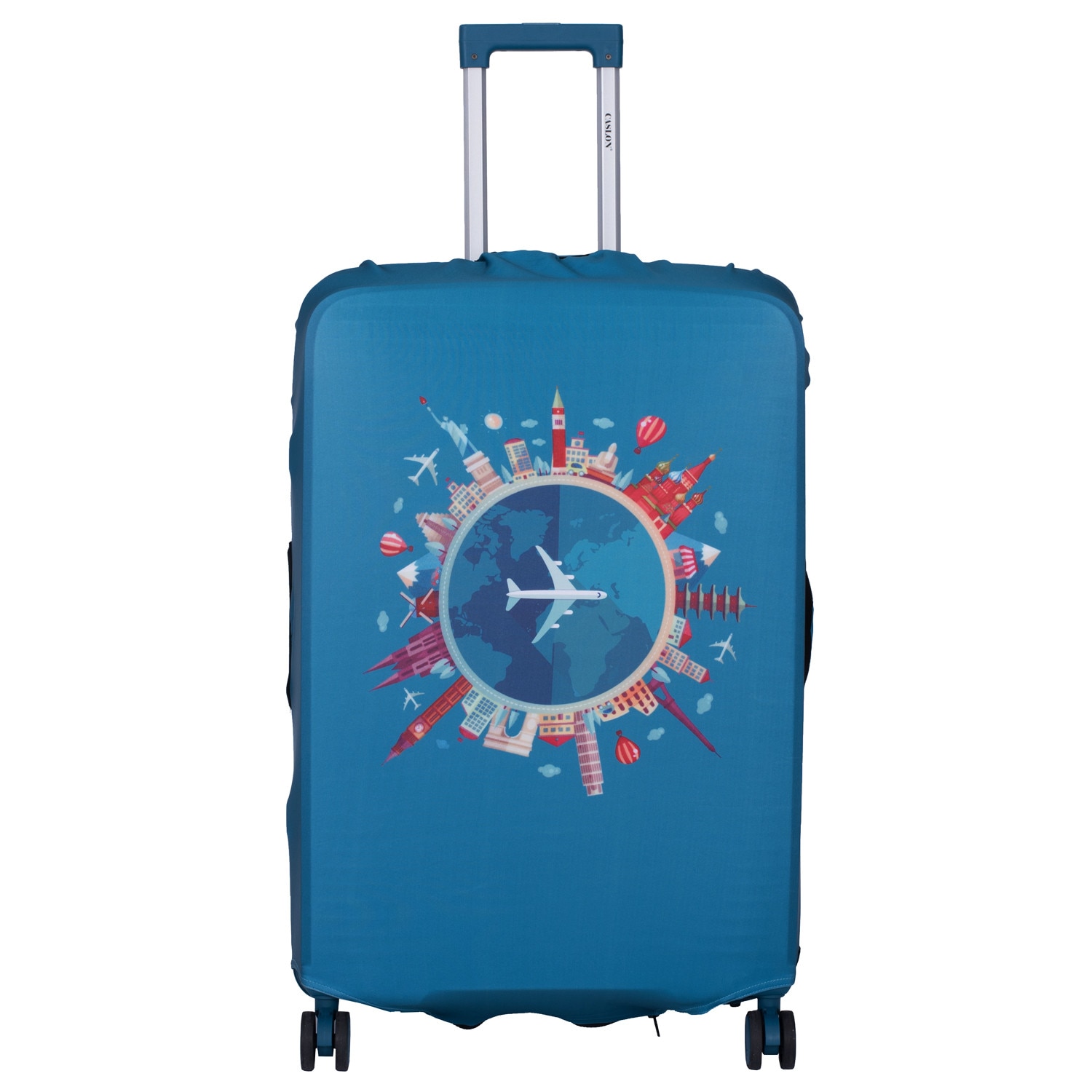 Husa protectie troler, elastica, poliester, ajustabila, BLUE PLANE ...