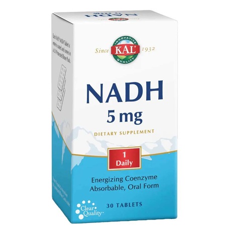 NADH 5 mg, 30 tablete, Secom, coenzima derivată din vitamina B3 ...