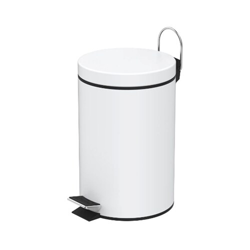 Cos de gunoi alb cu pedala 3 L - eMAG.ro