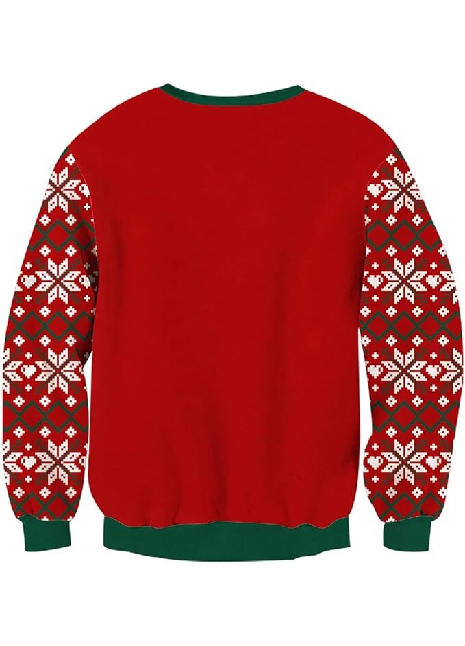 Pulover de Craciun cu LED-uri – Design Amuzant si Festiv, Unisex ...