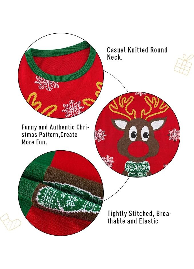 Pulover de Craciun cu LED-uri – Design Amuzant si Festiv, Unisex ...