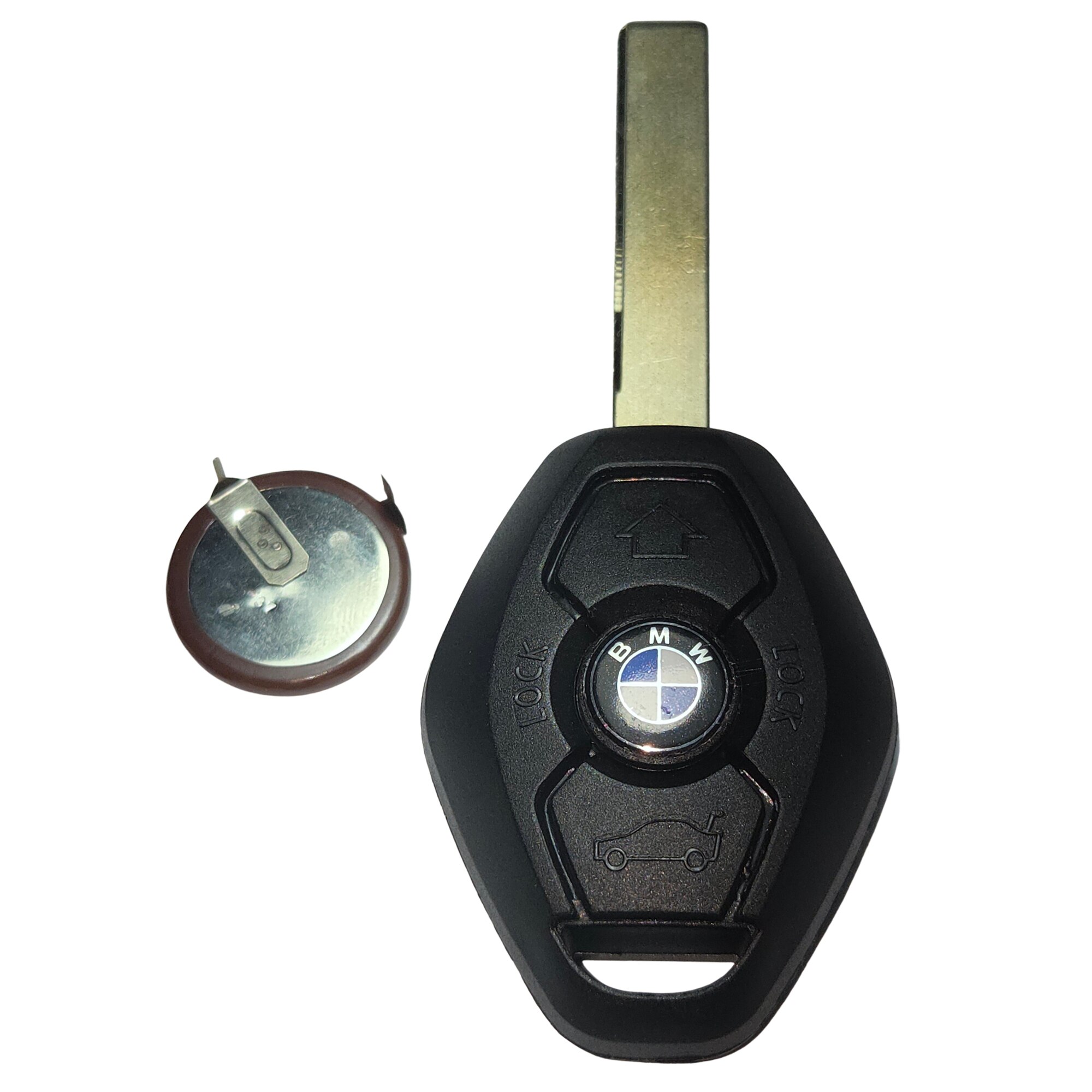 Carcasa cheie BMW E 46, seria 3, cu acumulator PANASONIC VL2020 3 volti ...