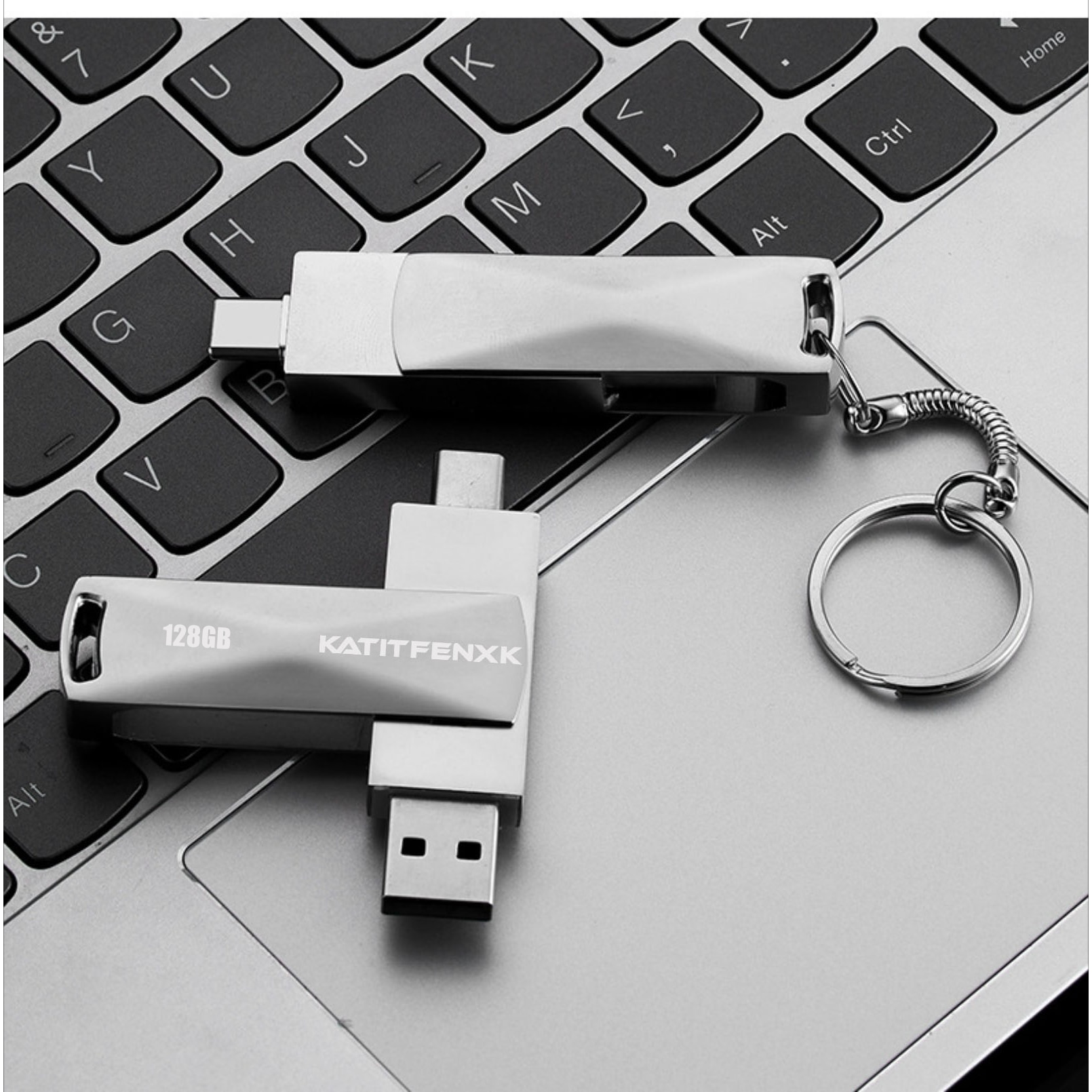 Stick Memorie USB 3.0, KATITFENXK®, 128GB, High Speed, Backup fisiere ...