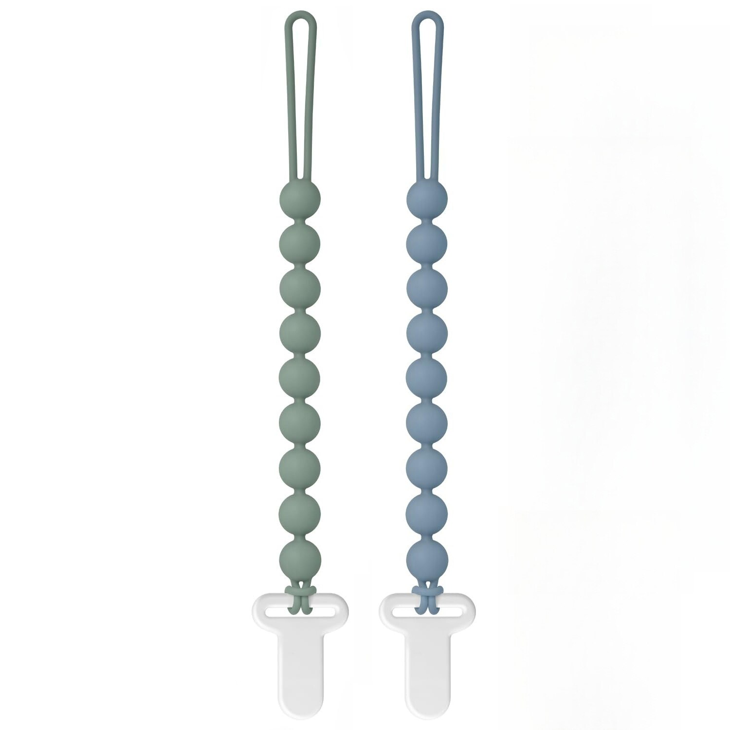 Set 2 Lantisor pentru suzeta din silicon alimentar, fara BPA, +0 Luni ...