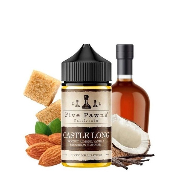 Lichid Tigara Electronica Five Pawns - Castle Long, 50ml, 0mg/ml - eMAG.ro