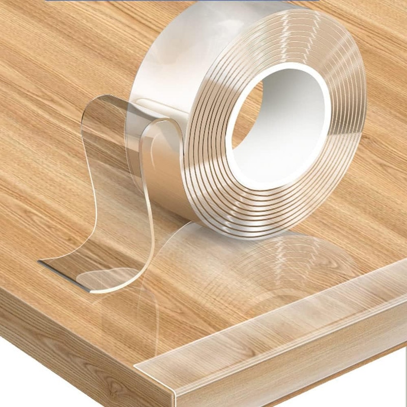 Banda de protectie pentru colturi, transparenta, 1.2"x32.8', set de 2 ...