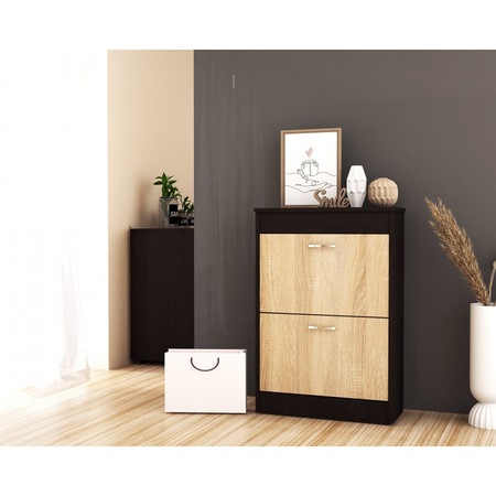 Pantofar 800 2s, 80x26x98cm, wenge/sonoma - eMAG.ro