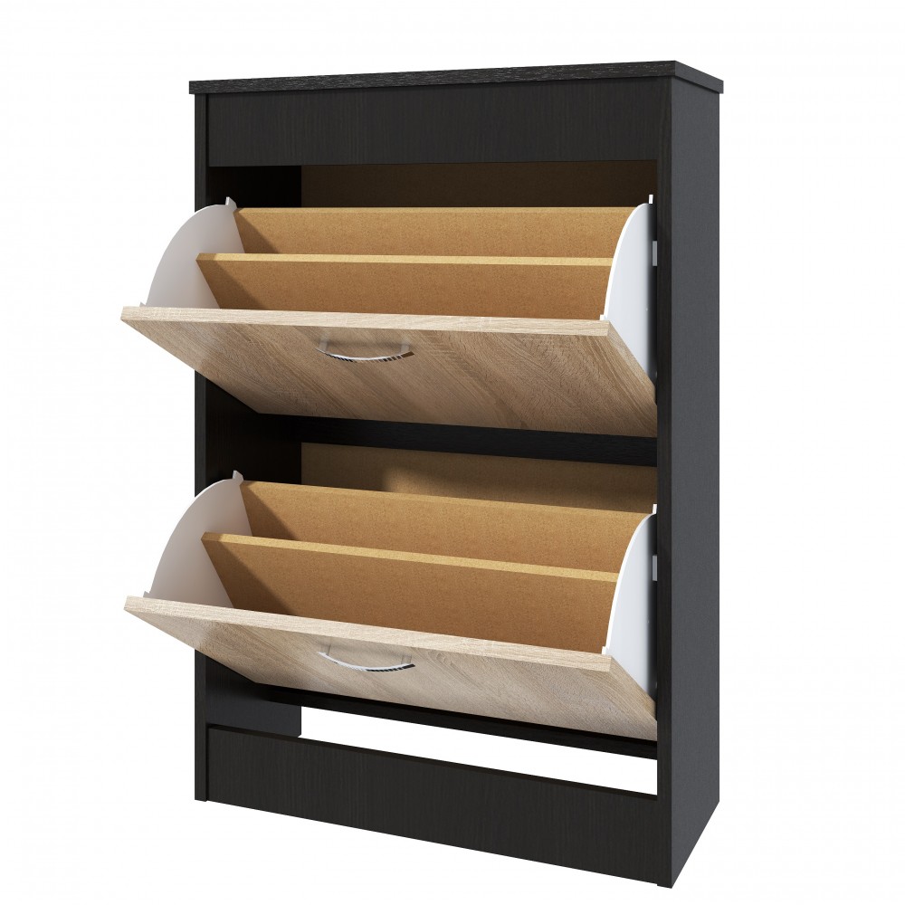 Pantofar 800 2s, 80x26x98cm, wenge/sonoma - eMAG.ro