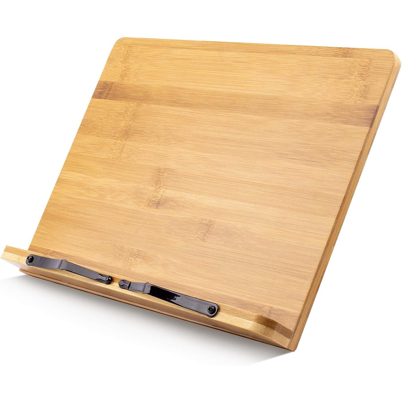 Raft de carti din bambus, suport de citit, dimensiuni 20x28cm ...