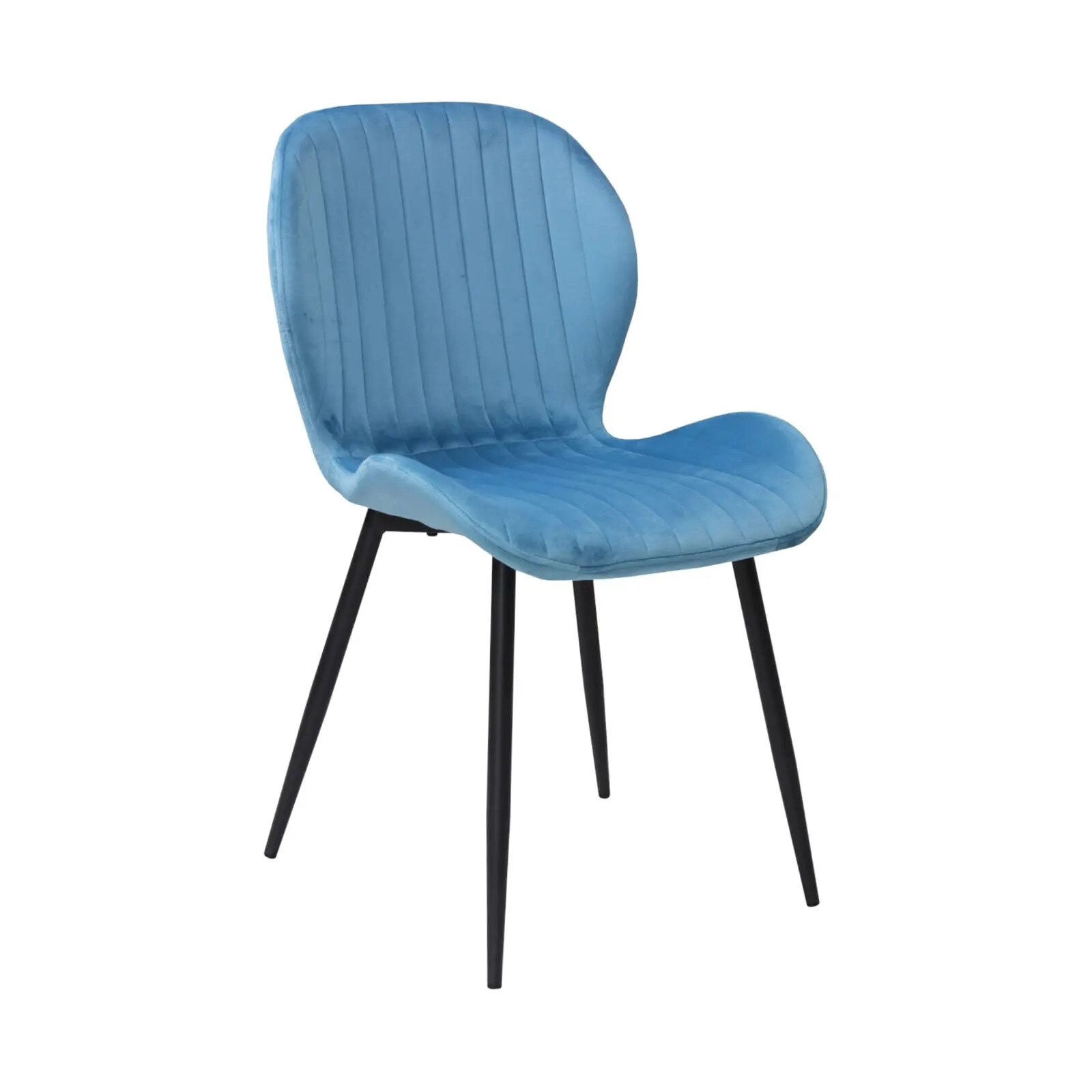 Set masa extensibila Roma Negru Marmorat cu 6 scaune Opal Blue ...