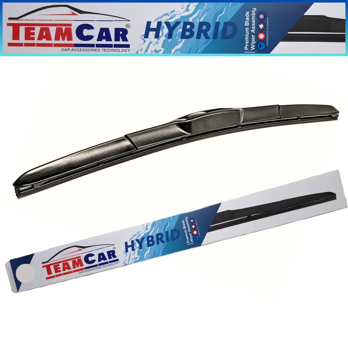 Stergător parbriz auto TeamCar 18 inch Hybrid, silențios, durabil - eMAG.ro