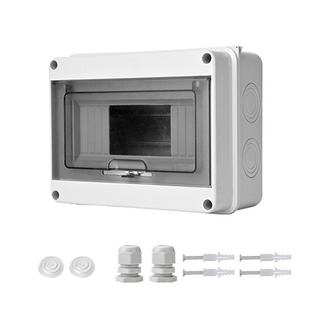 Panou electric, ZOUN, 8 module, rezistent la apa, cu accesorii de ...