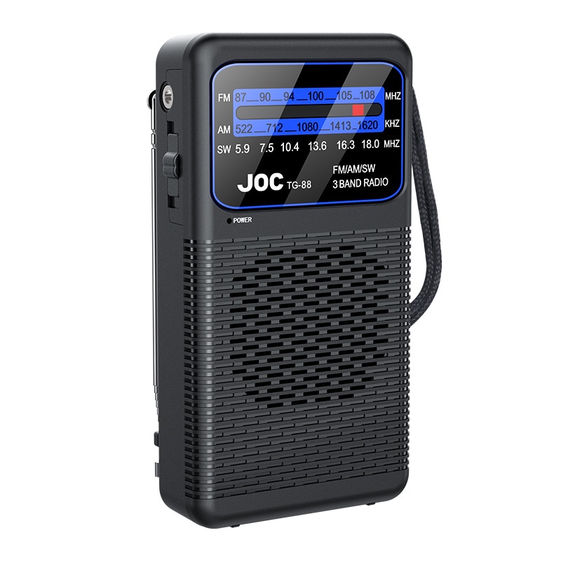 Radio portabil, Garsonal®, 3W, AM/FM/SW, 14x8x4 cm, Negru - eMAG.ro