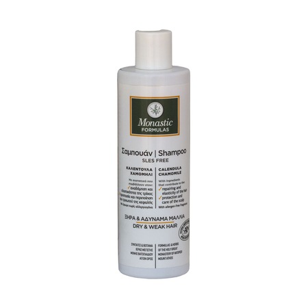 Sampon Monastic Formulas - Galbenele si Musetel - 300 ml 90% BIO - eMAG.ro