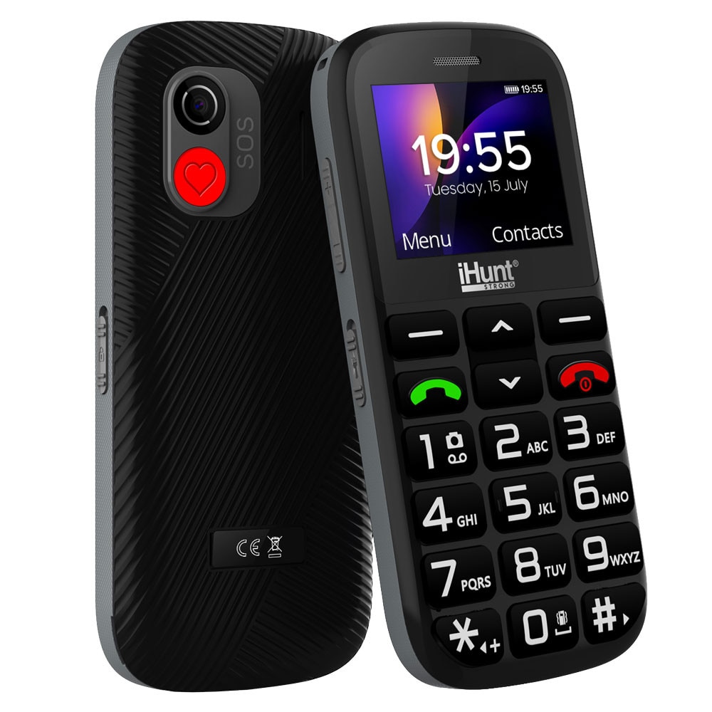 Telefon mobil iHunt Senior Comfort, Display 1.77", Dual SIM, GSM ...