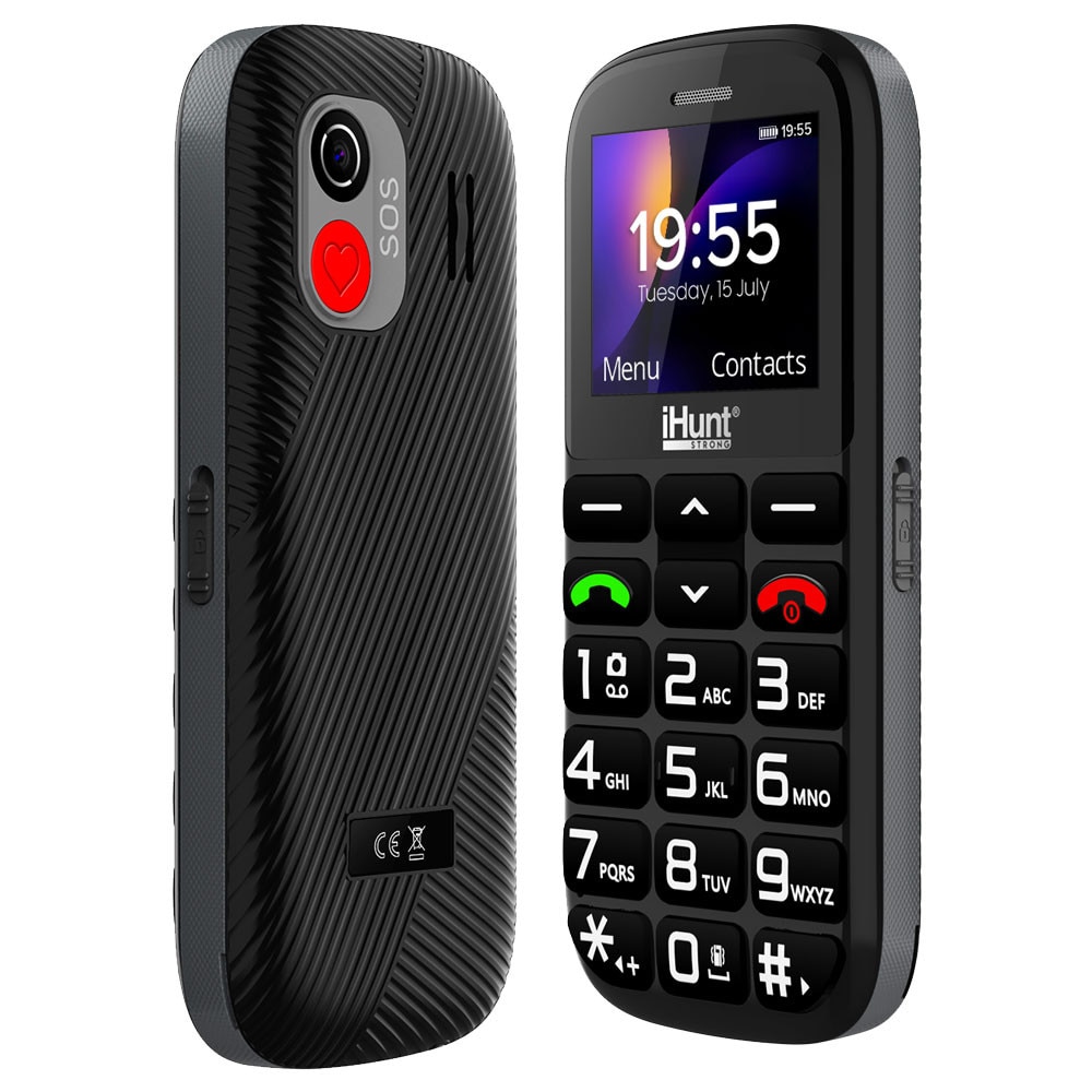 Telefon mobil iHunt Senior Comfort, Display 1.77", Dual SIM, GSM ...