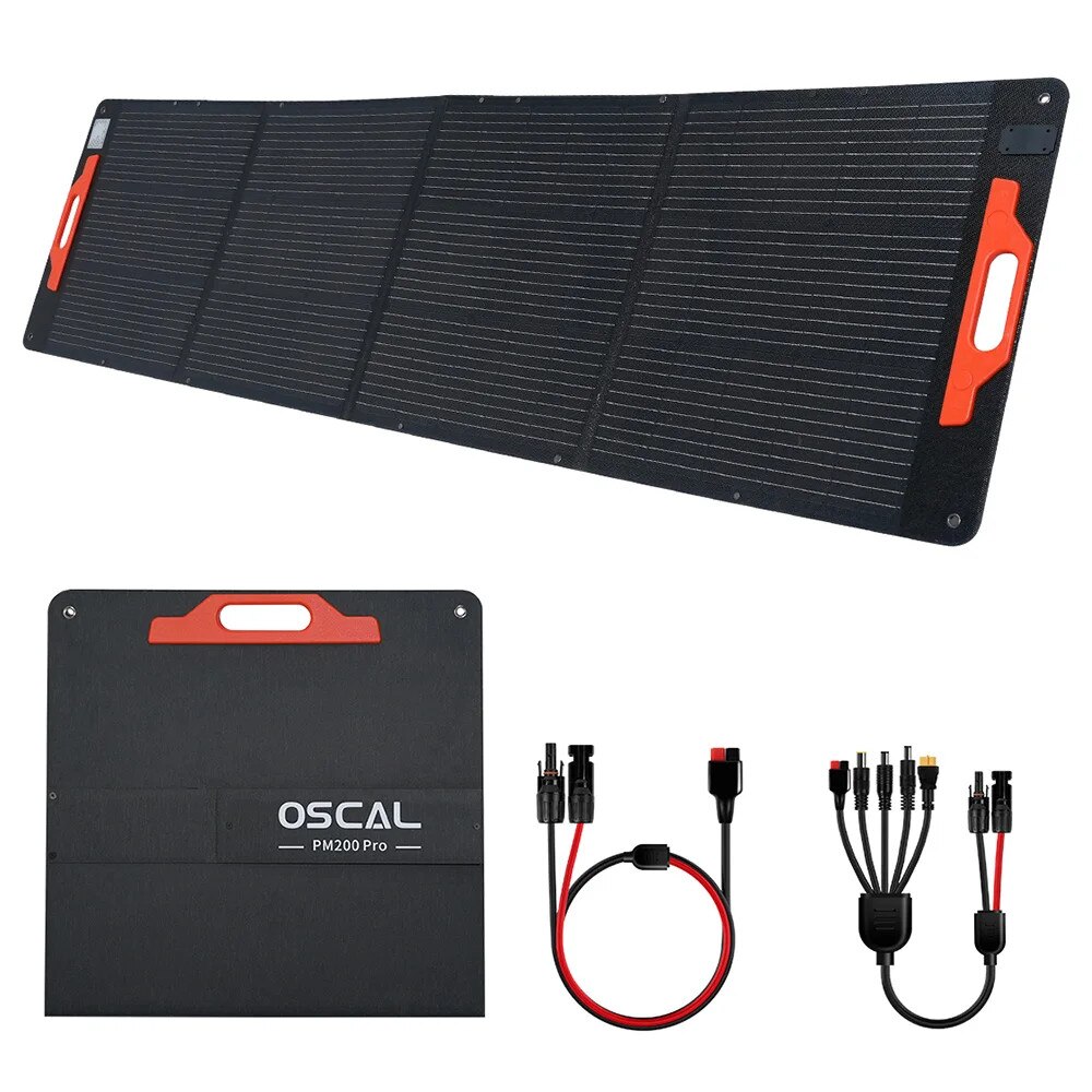 Panou solar, 200W, Oscal, impermeabil IP67, portabil, design durabil ...