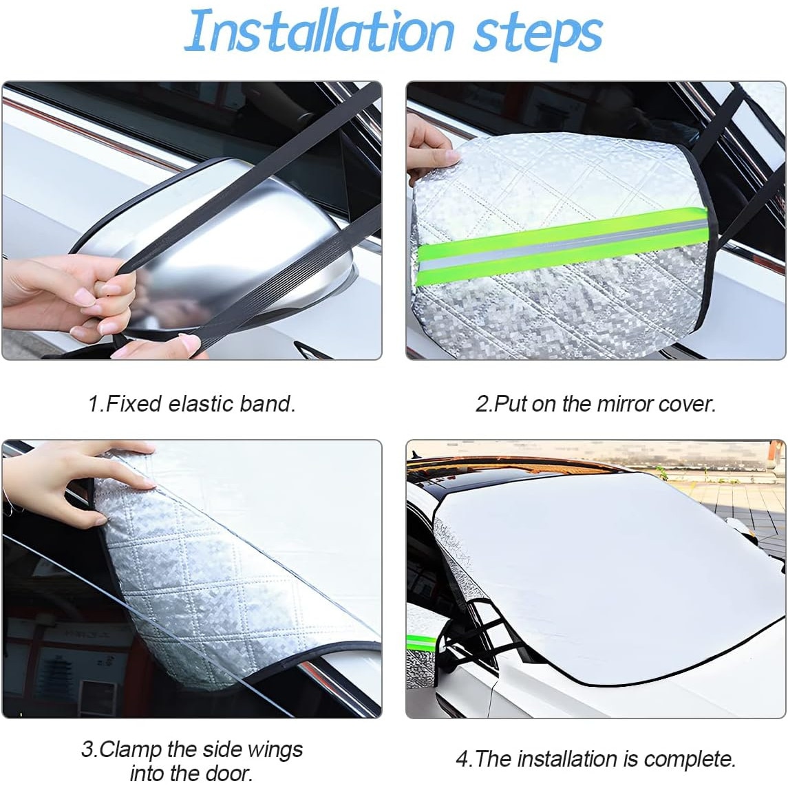 Protectie pentru parbriz auto, anti-inghet si anti-zapada, material ...