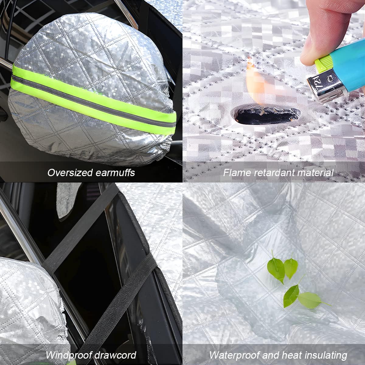 Protectie pentru parbriz auto, anti-inghet si anti-zapada, material ...