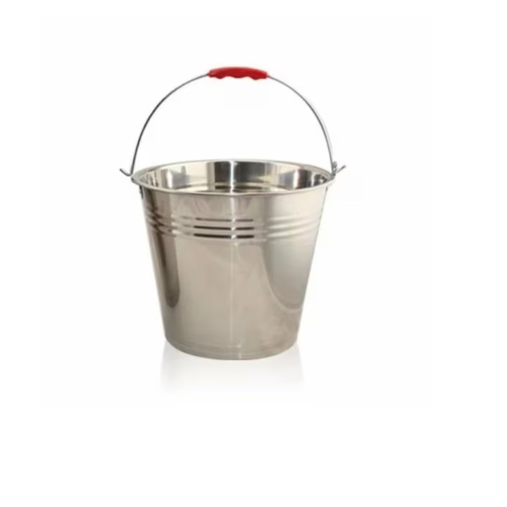 Galeata Din Inox 12L Cu Maner Ergonomic Rezistenta Si Durabila Pentru ...