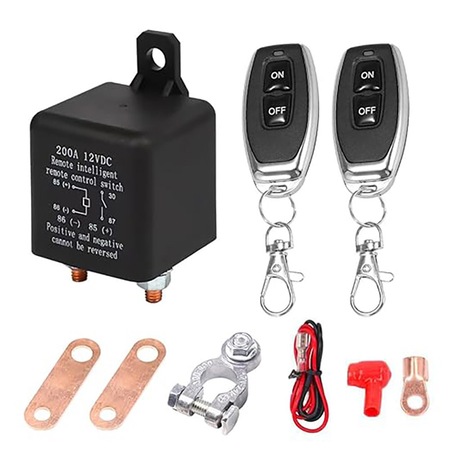 Comutator deconectare baterie cu 2 telecomanda, Rqiurpn, previne ...