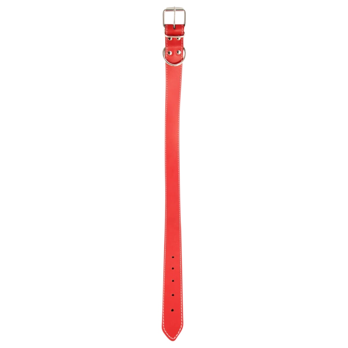 Zgarda Piele Naturala Simpla (Nr.1: 1.4cm x 35 cm) PETRO - Rosie ...
