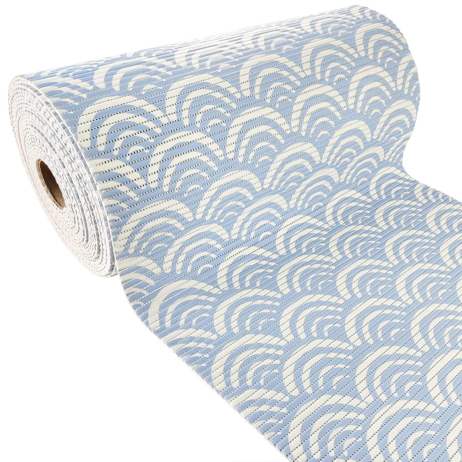 Covoras de baie Decomeister Model Valuri, antiderapant, 65x10cm - eMAG.ro