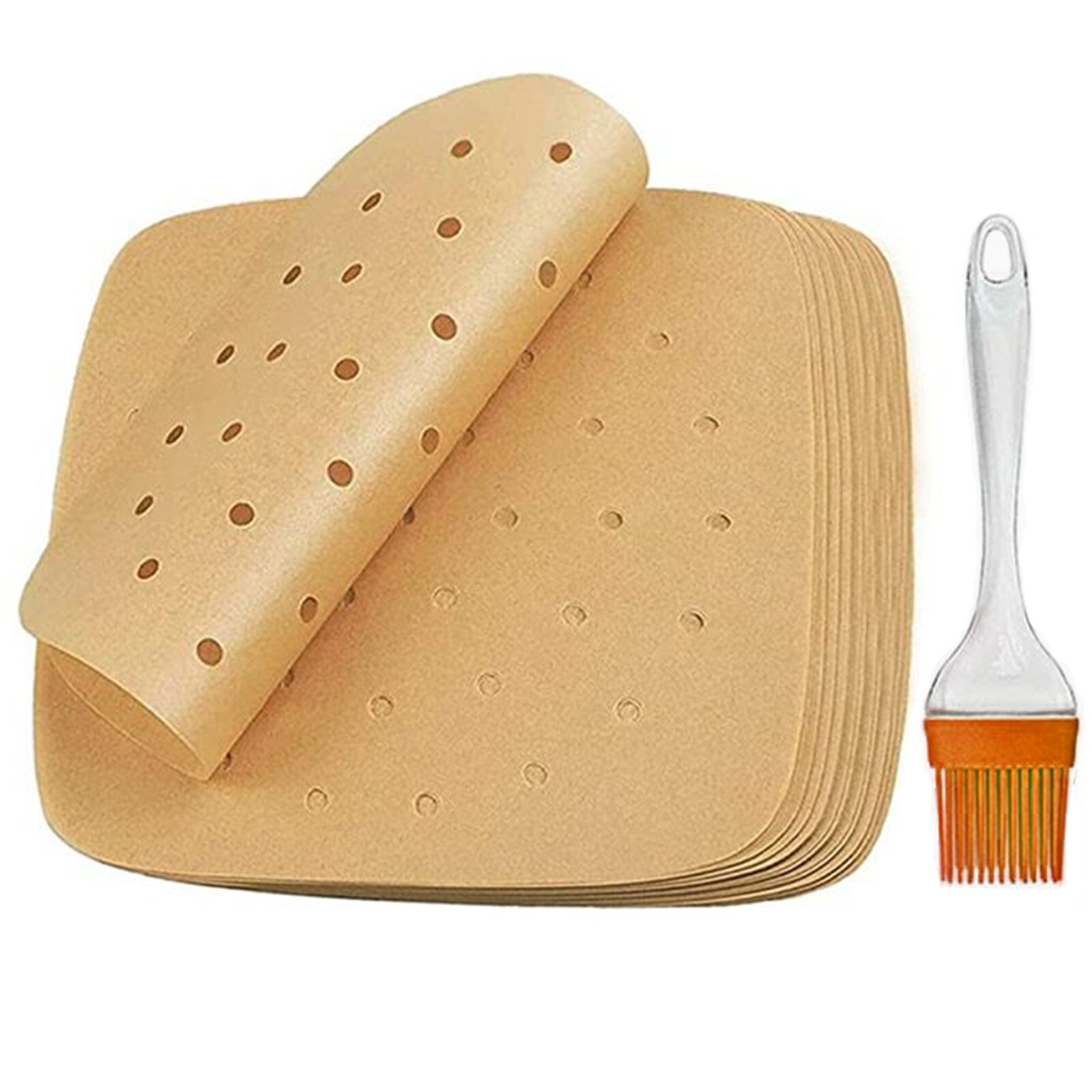 Set 100 captuseli pentru friteuza cu aer AYSTOAYS®, Hartie de pergament ...