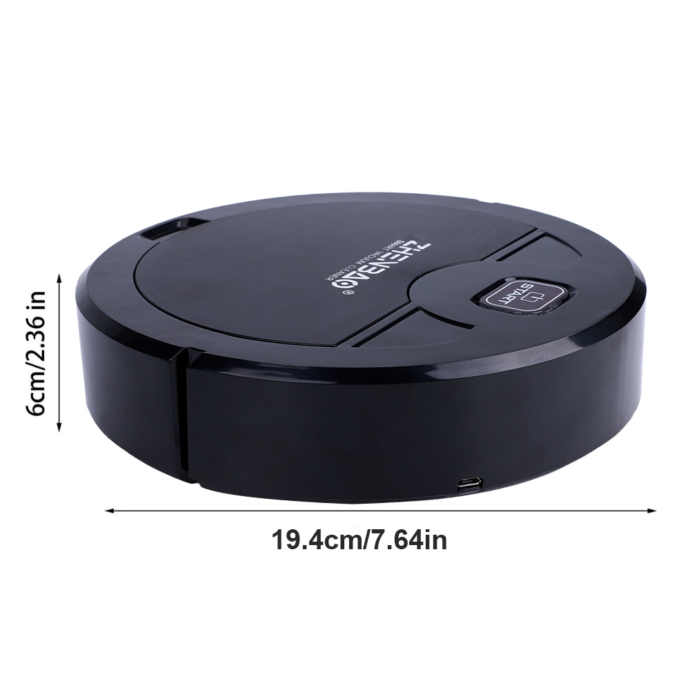 Aspirator inteligent, 19.4x6cm, negru, cu cablu de incarcare si manual ...