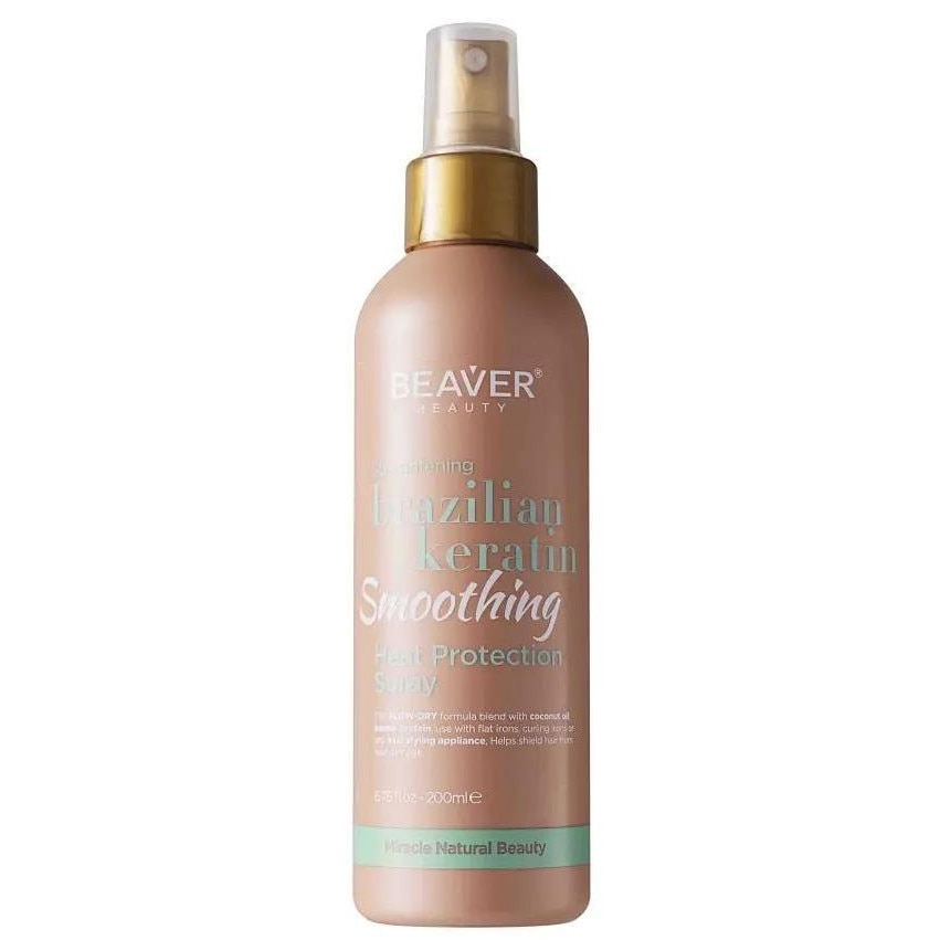 Spray protectie termica si netezire Brazilian Keratin Beaver 200 ml ...