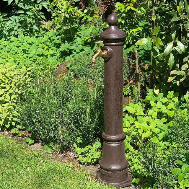 Cismea de Gradina cu Robinet din Alama, Coloana Apa Exterior, Metal ...