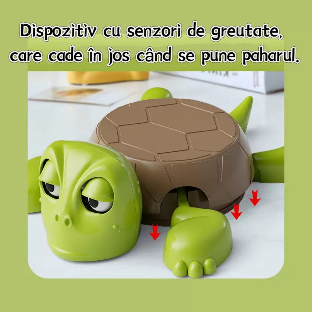 Set 2 suporturi pentru bauturi, Omelivon, forma de broasca testoasa, 17 ...