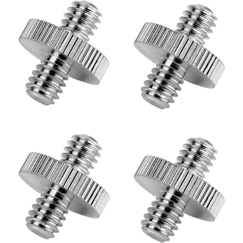 Adaptor surub camera set 4 piese metalic 1/4x1/4 inch - eMAG.ro