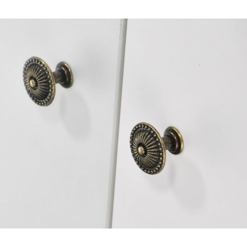 Set 10 manere vintage rotunde, bronz, 25x20mm, aluminiu/inox - eMAG.ro