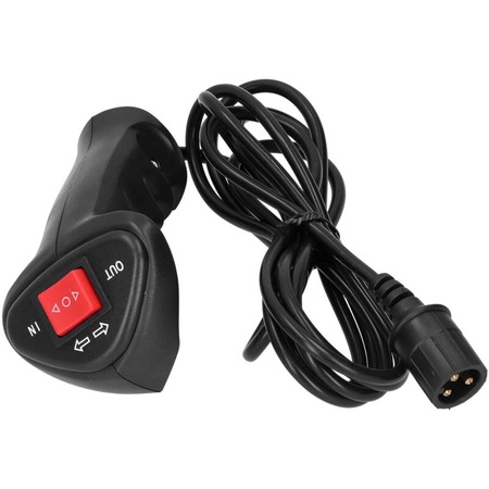 Troliu electric pentru vehicule off-road, telecomanda cu cablu de 2,8 ...